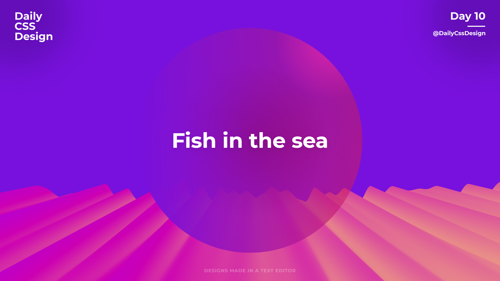 Day 10 - Daily CSS Design