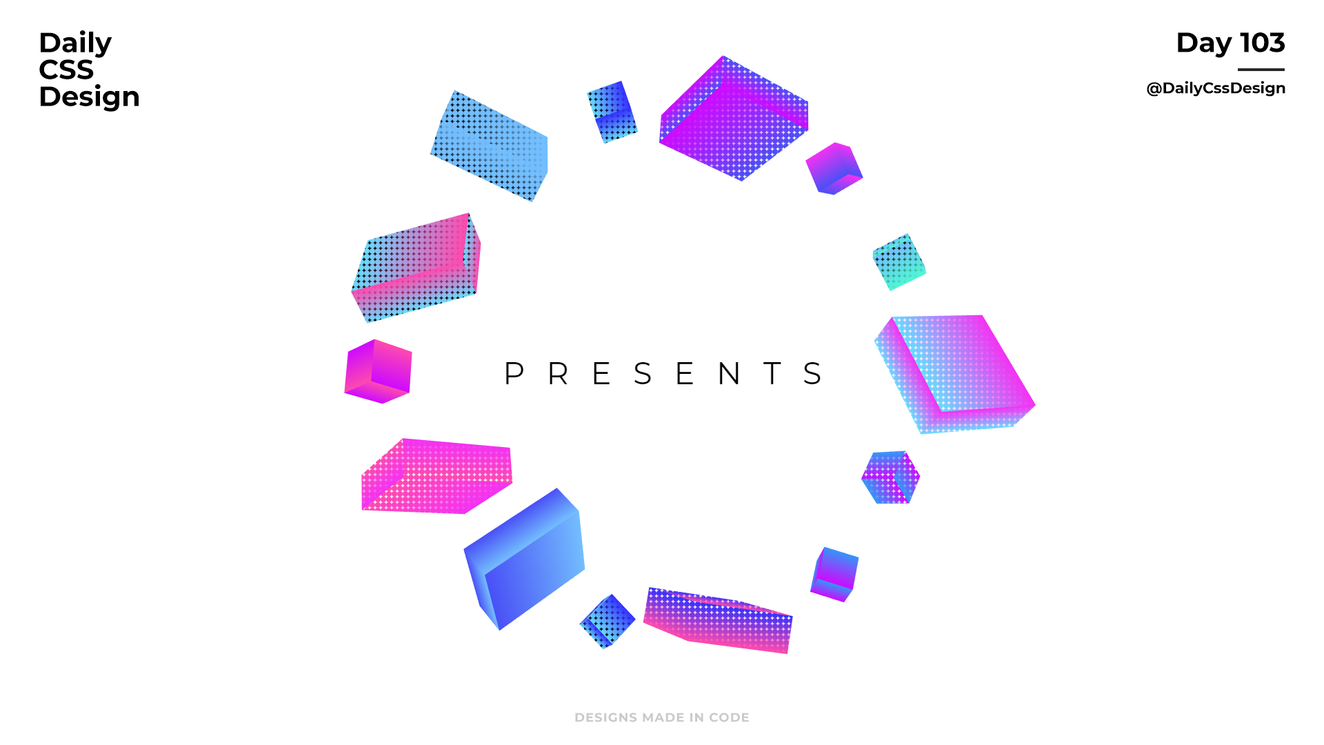 Day 103 - Daily CSS Design