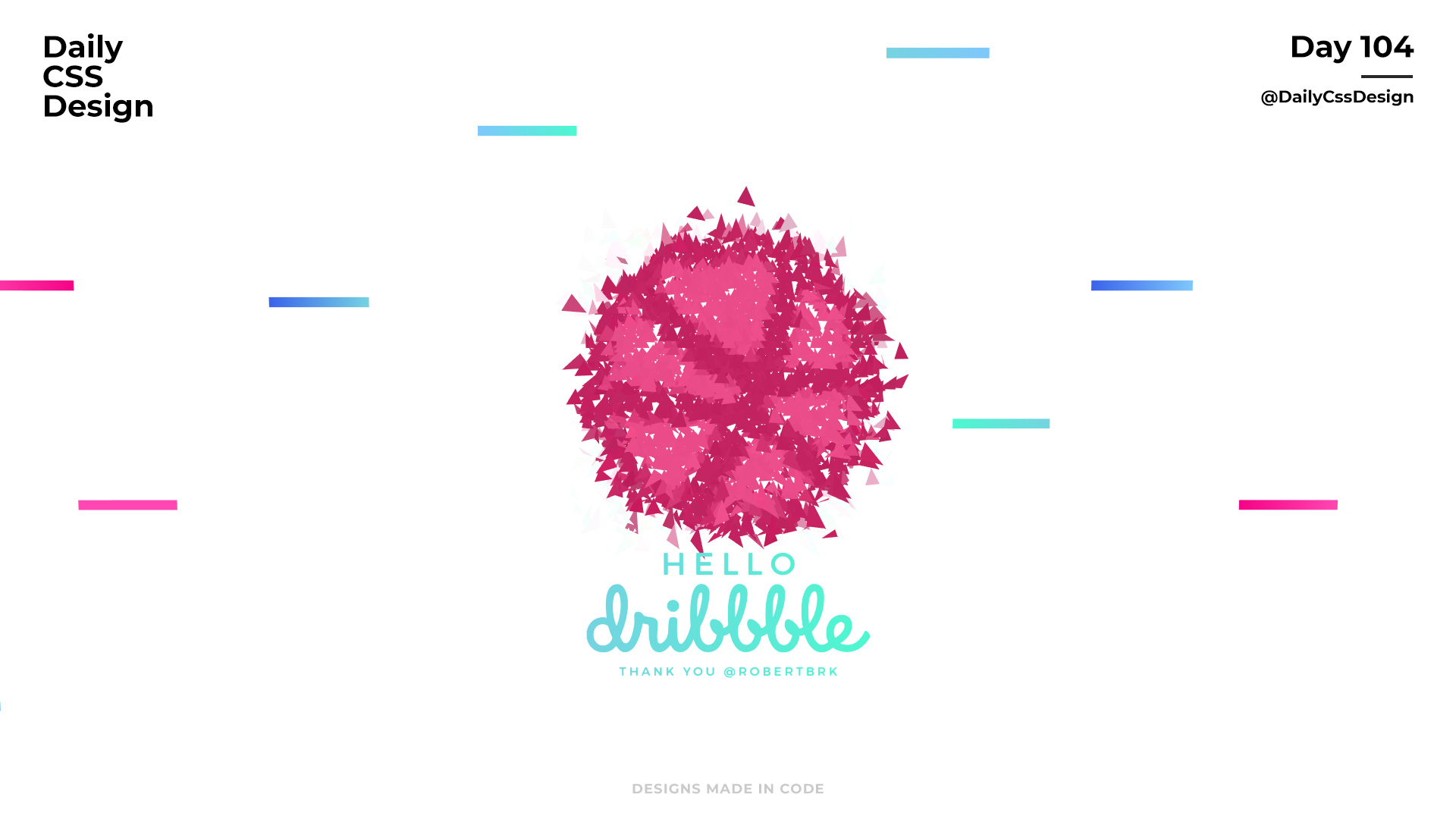 Day 104 - Daily CSS Design