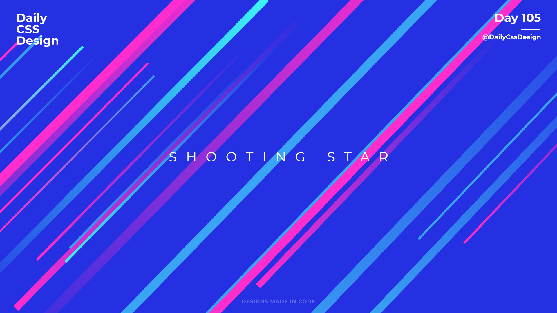 Day 105 - Daily CSS Design