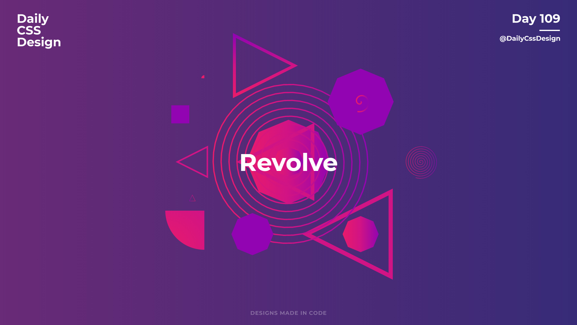 Day 109 - Daily CSS Design