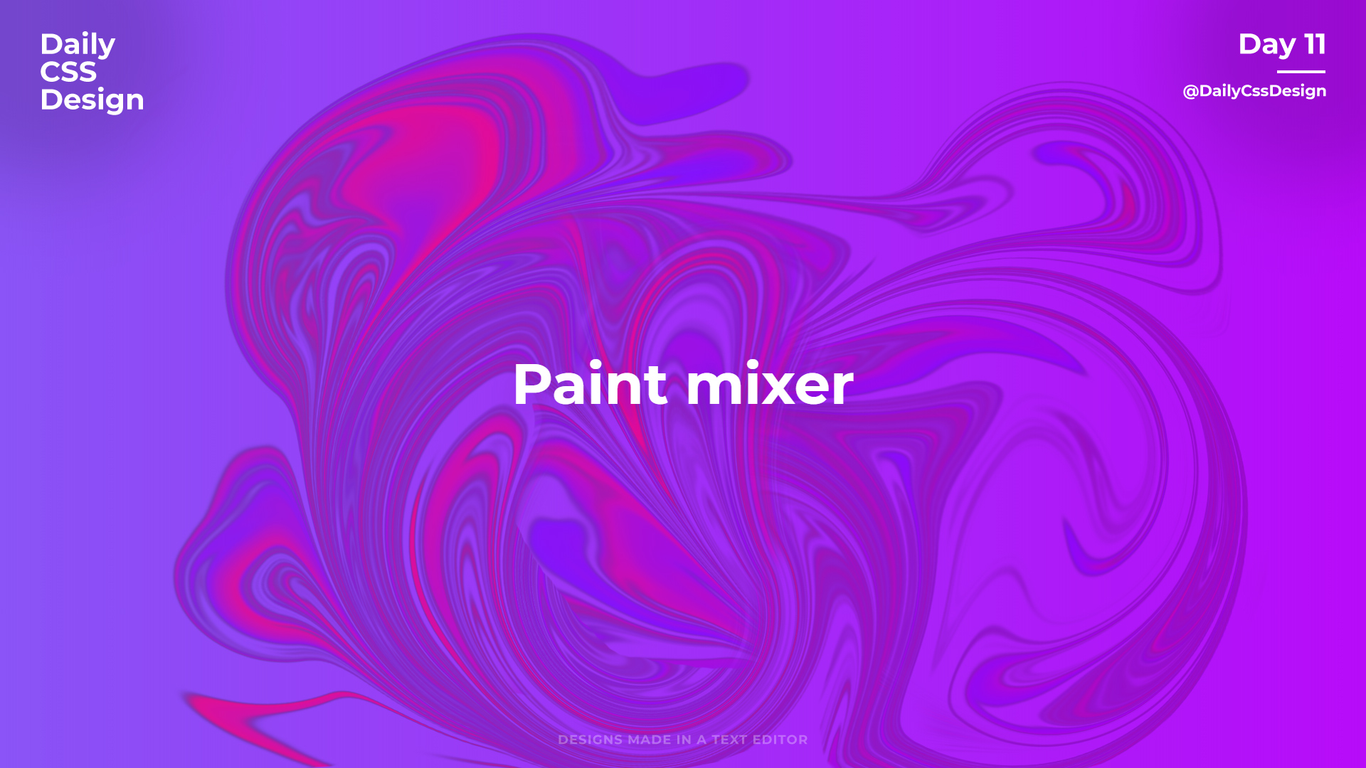 Day 11 - Daily CSS Design