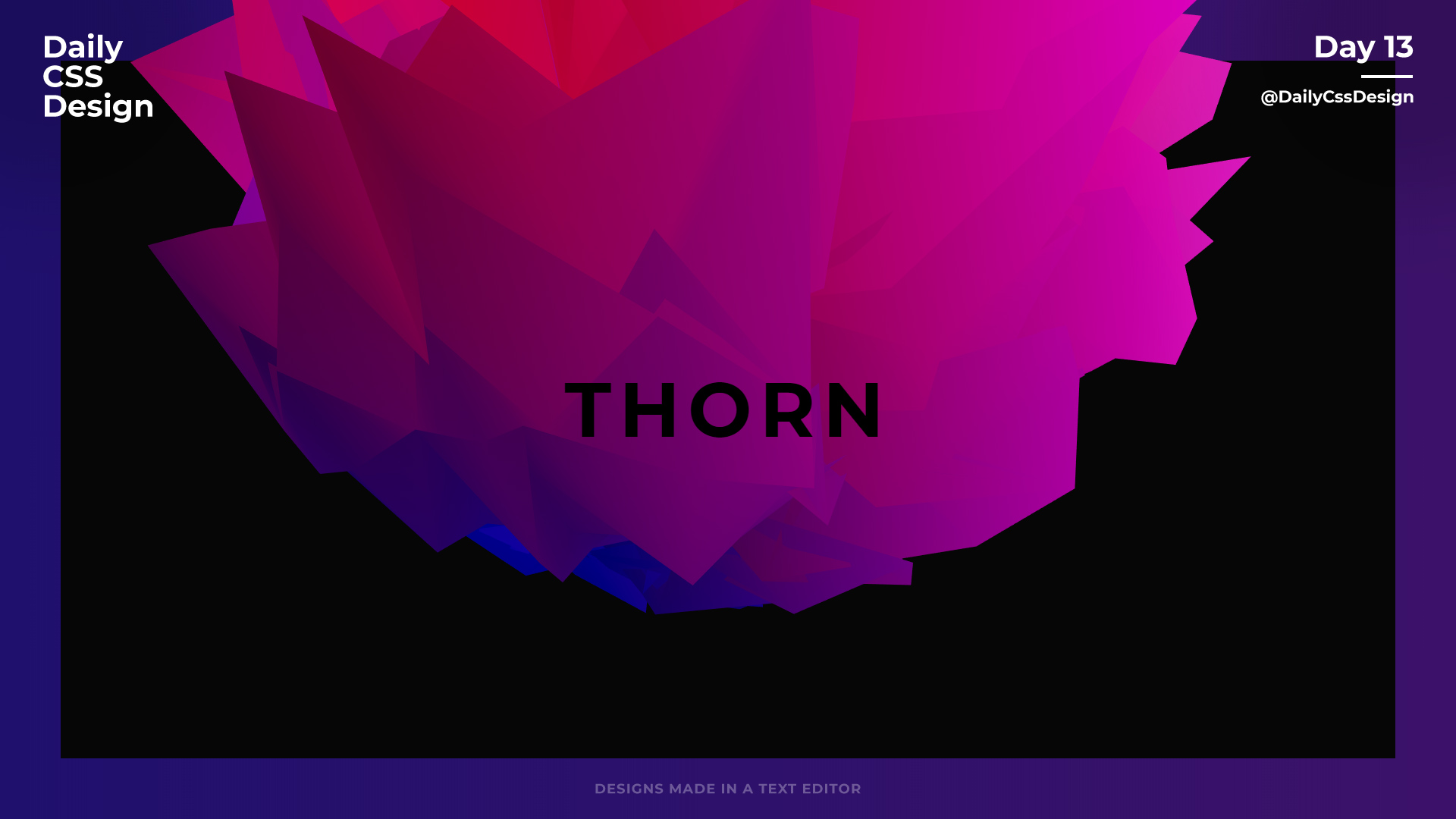 Day 13 Daily Css Design