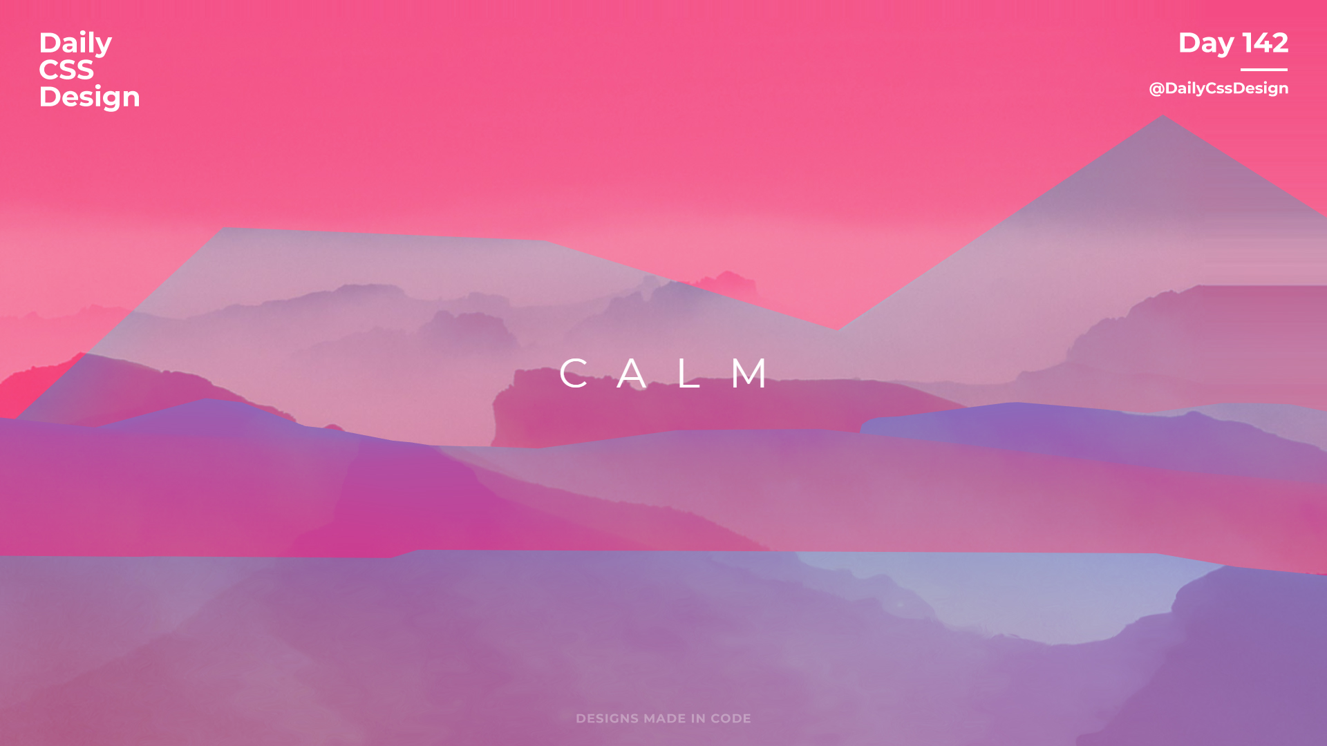 Day 142 - Daily CSS Design