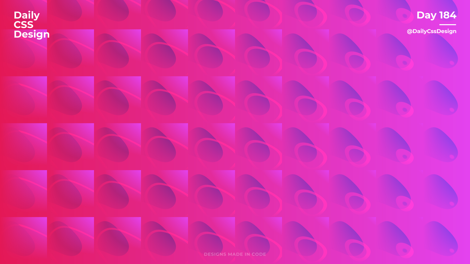 Day 184 - Daily CSS Design