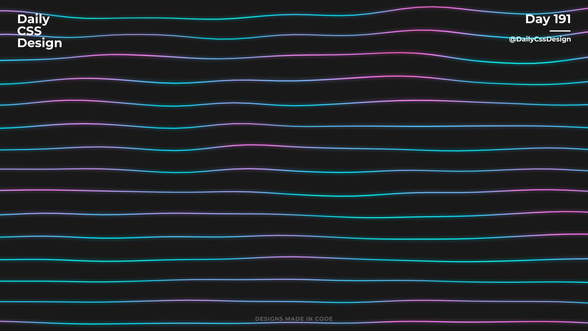 Day 191 - Daily CSS Design