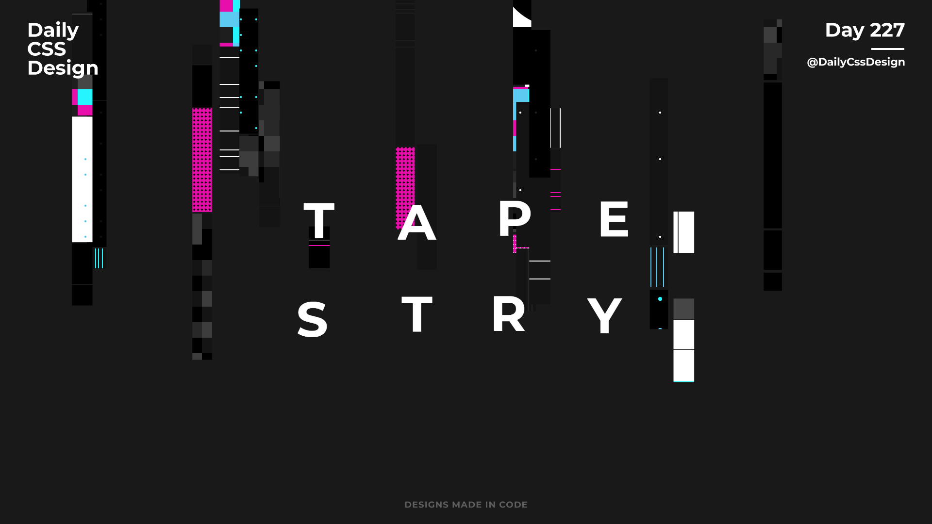 Day 227 - Daily CSS Design