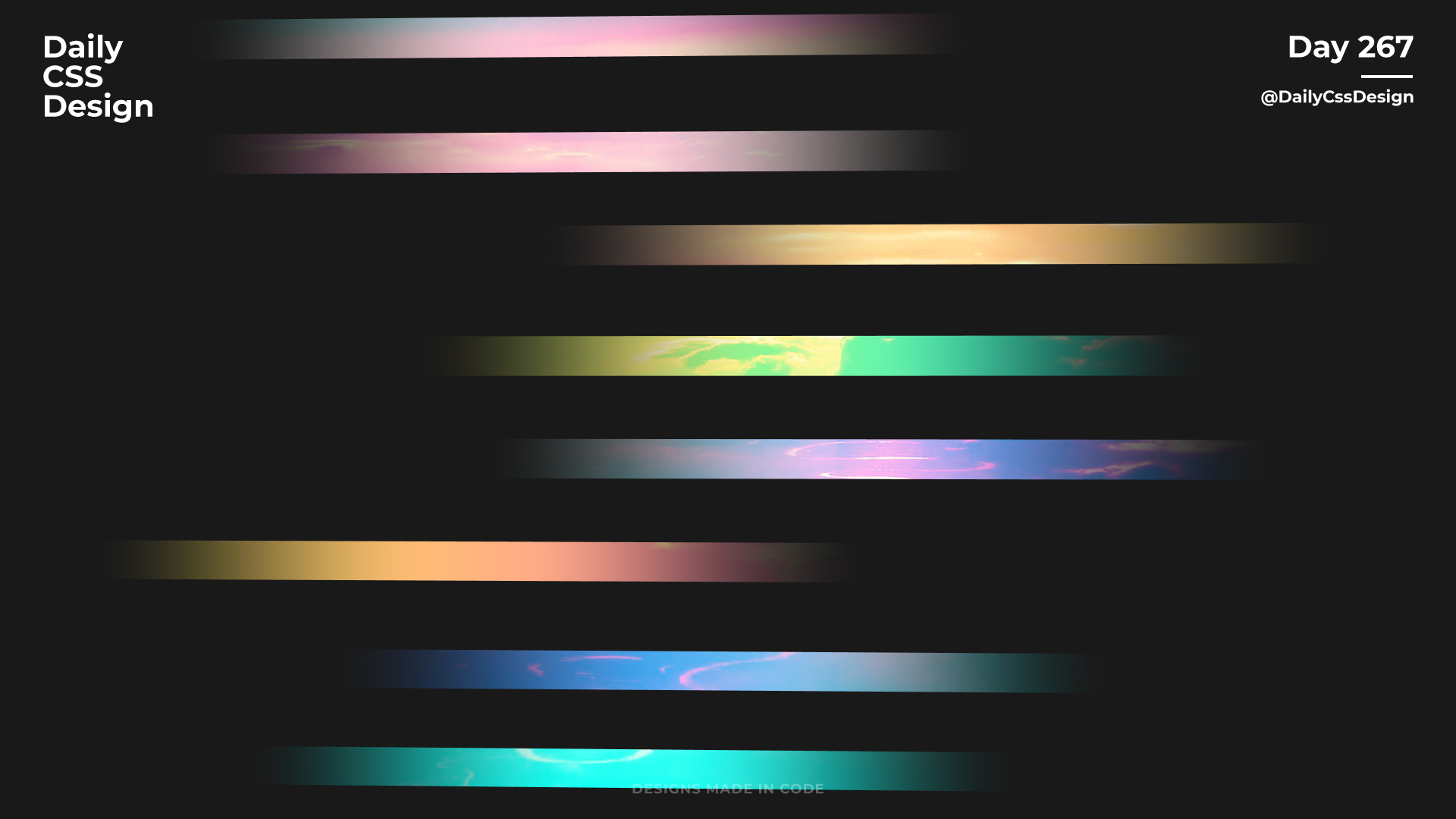 Day 267 - Daily CSS Design