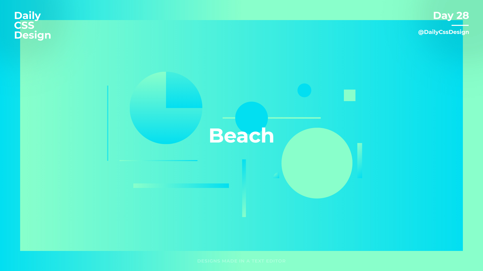 Day 28 - Daily CSS Design