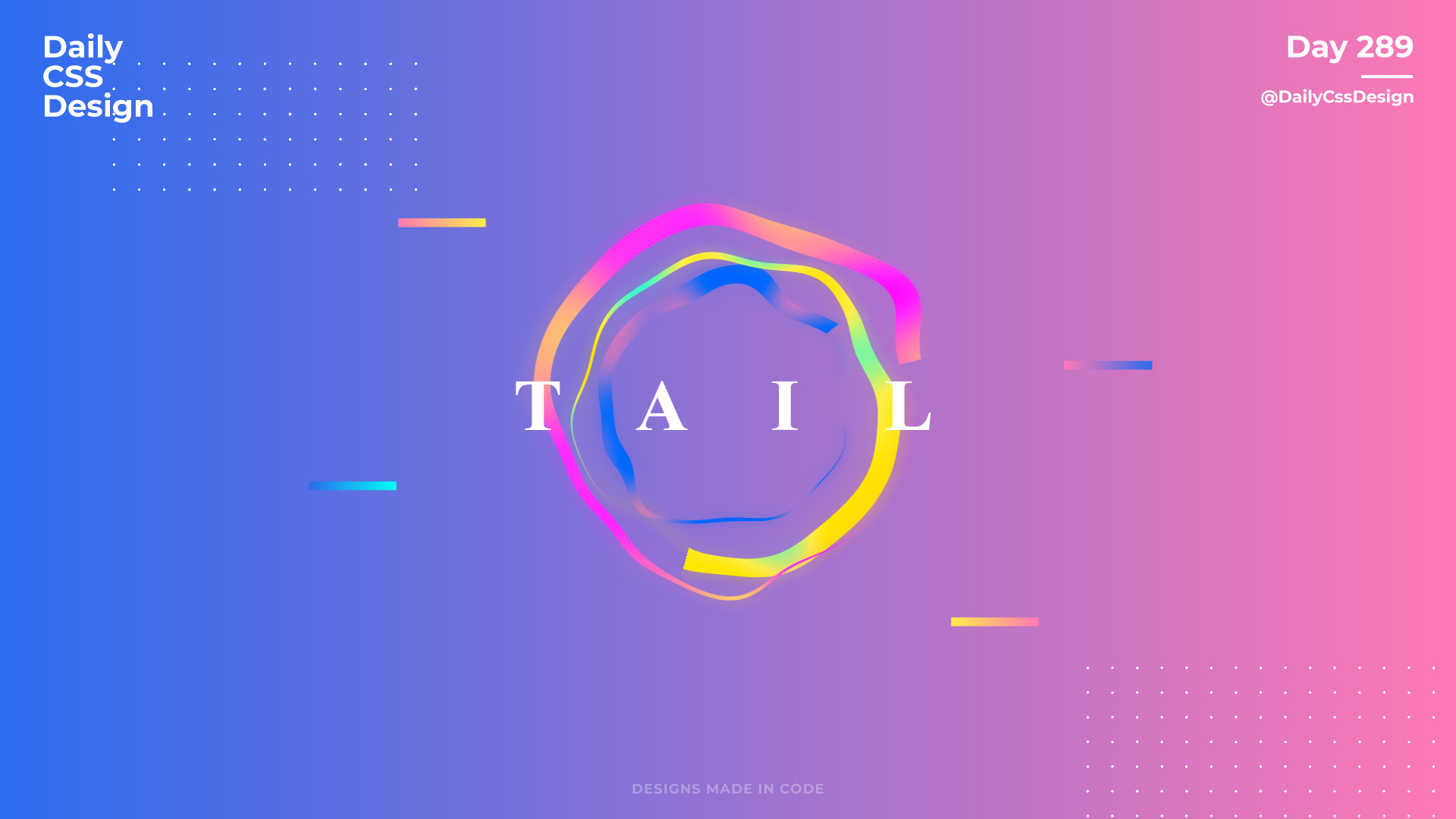 Day 289 - Daily CSS Design