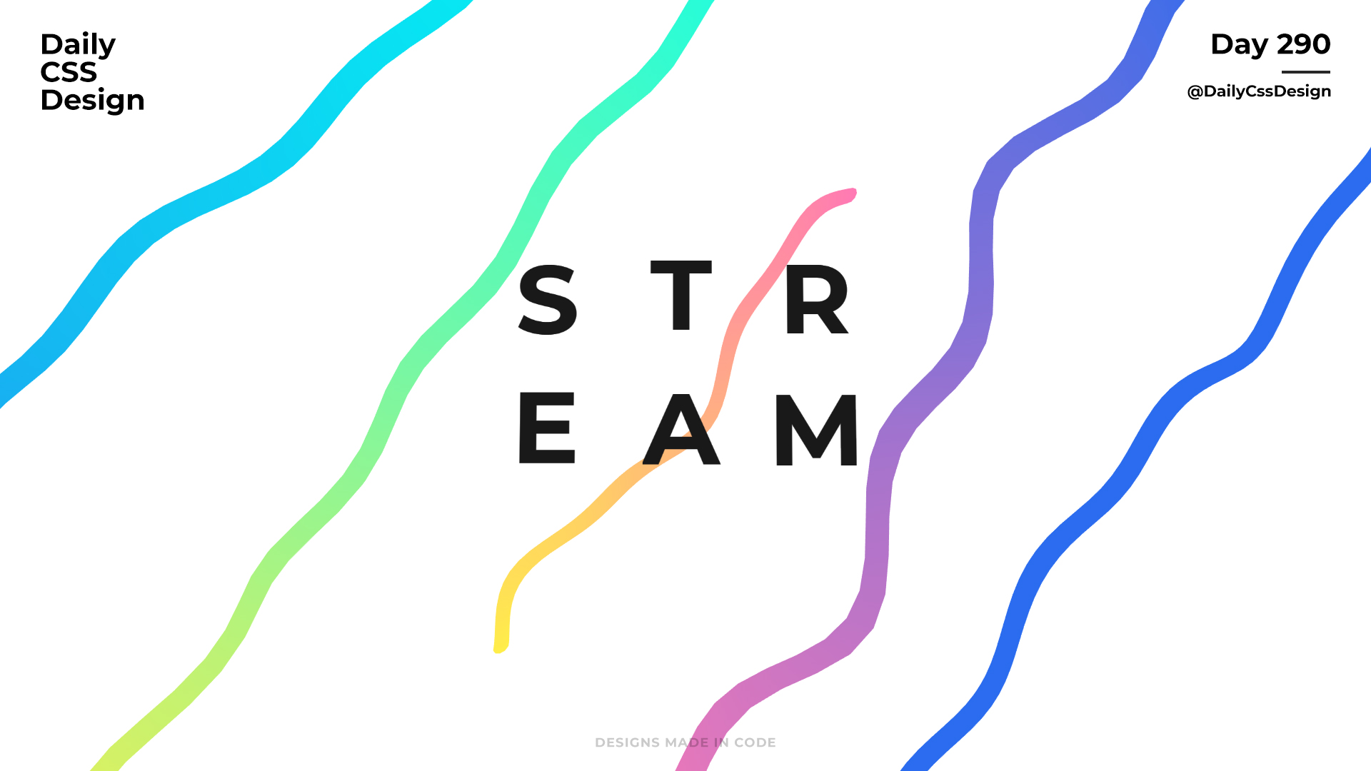 Day 290 - Daily CSS Design