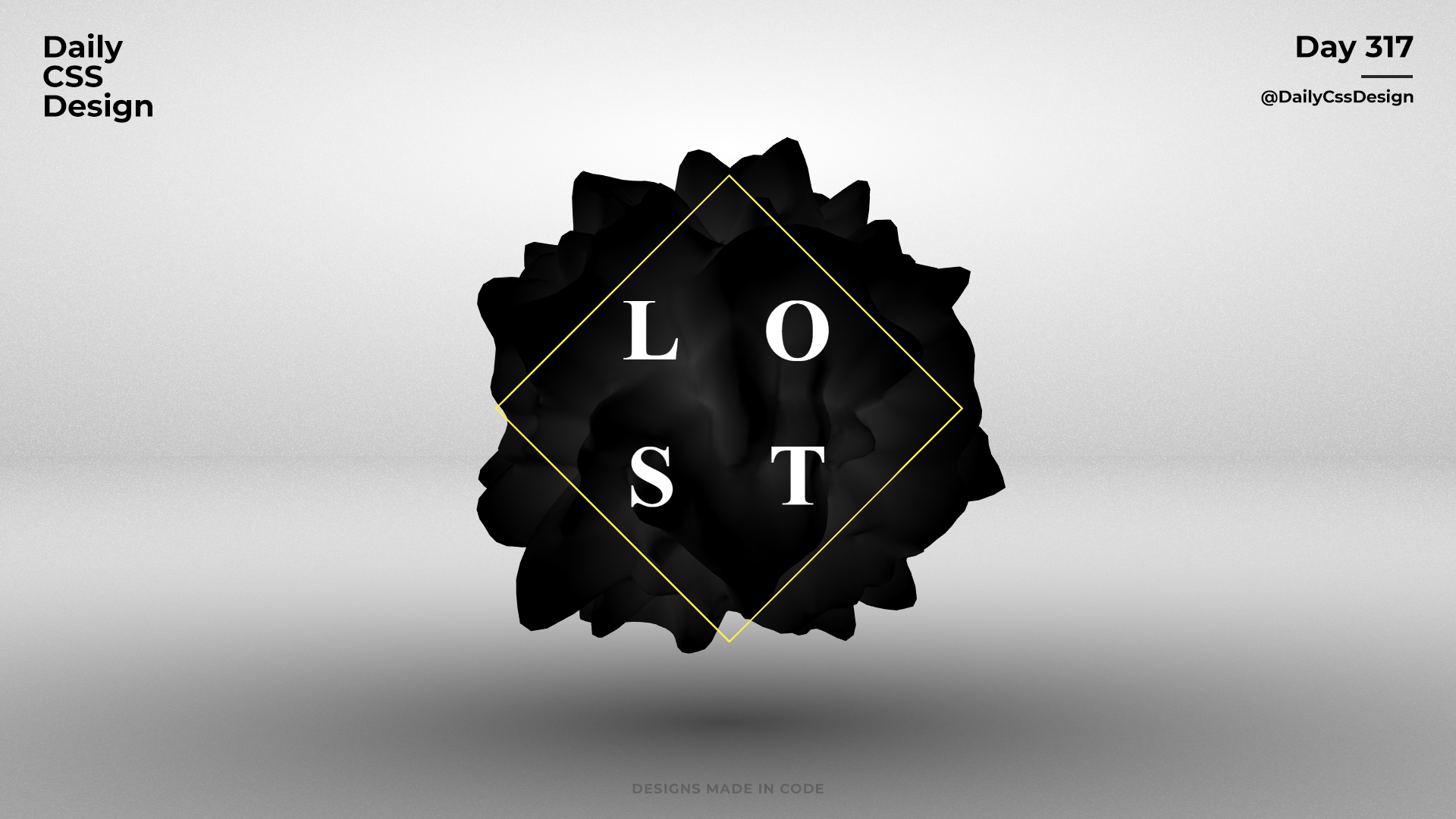 Day 317 - Daily CSS Design