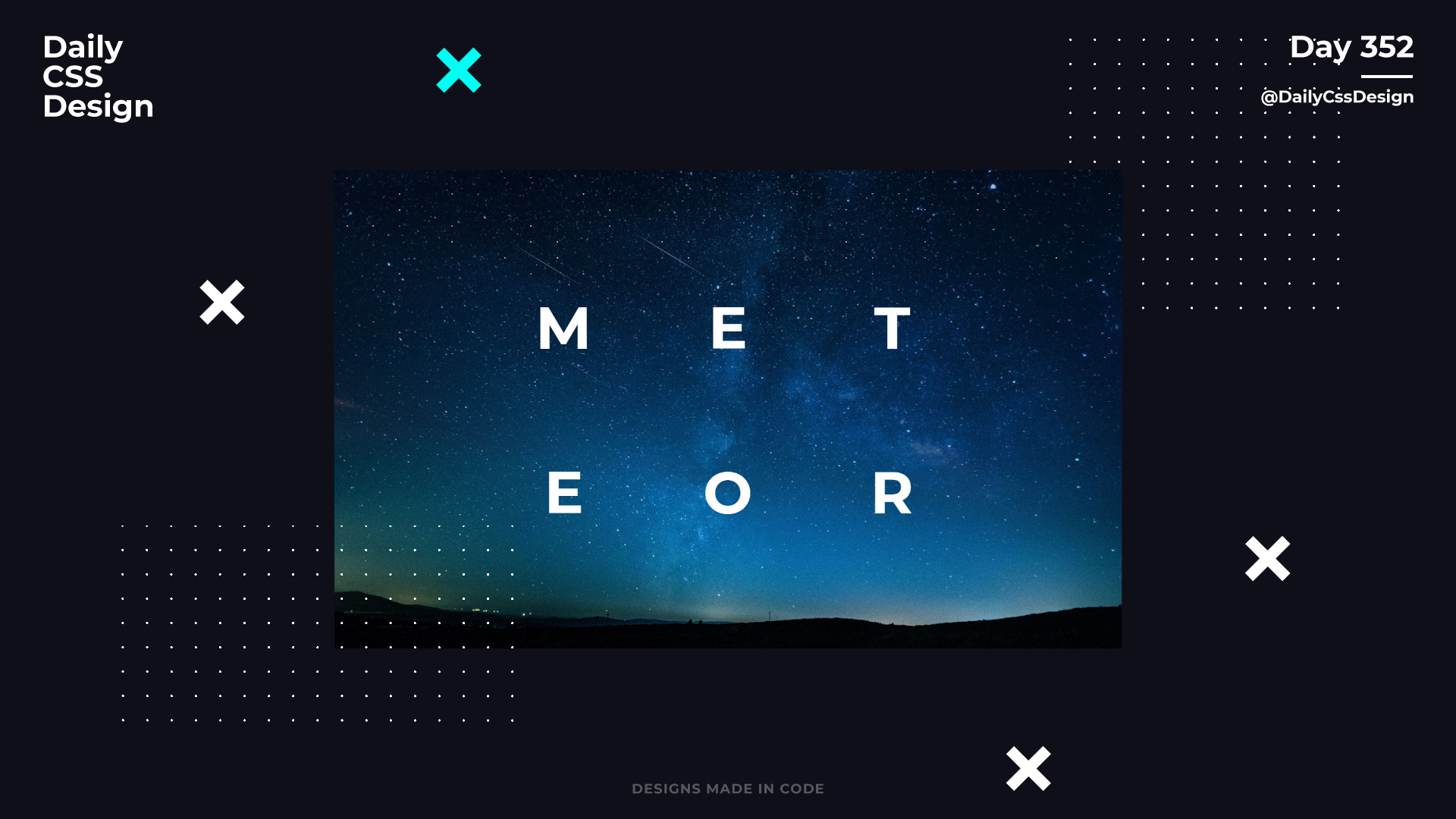 Day 352 - Daily CSS Design