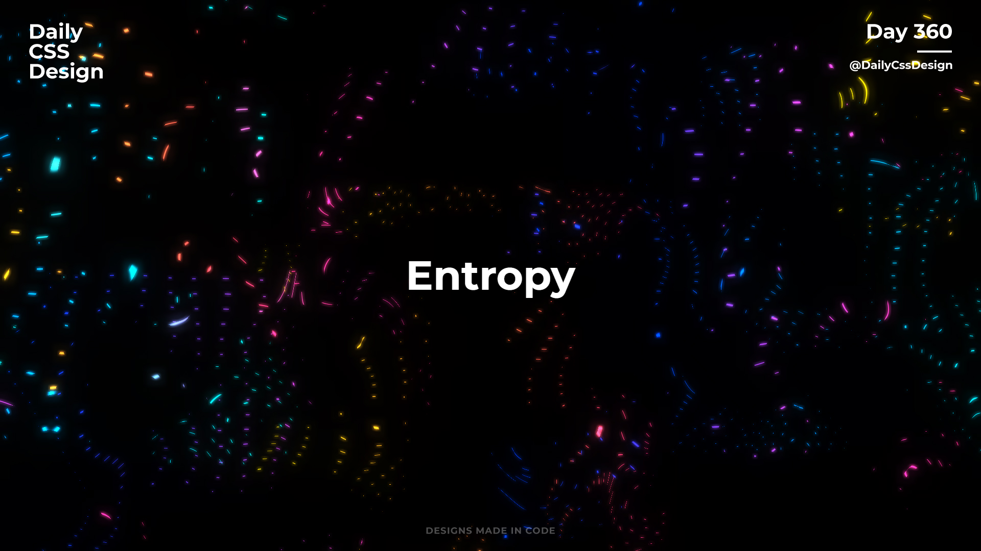 Day 360 - Daily CSS Design