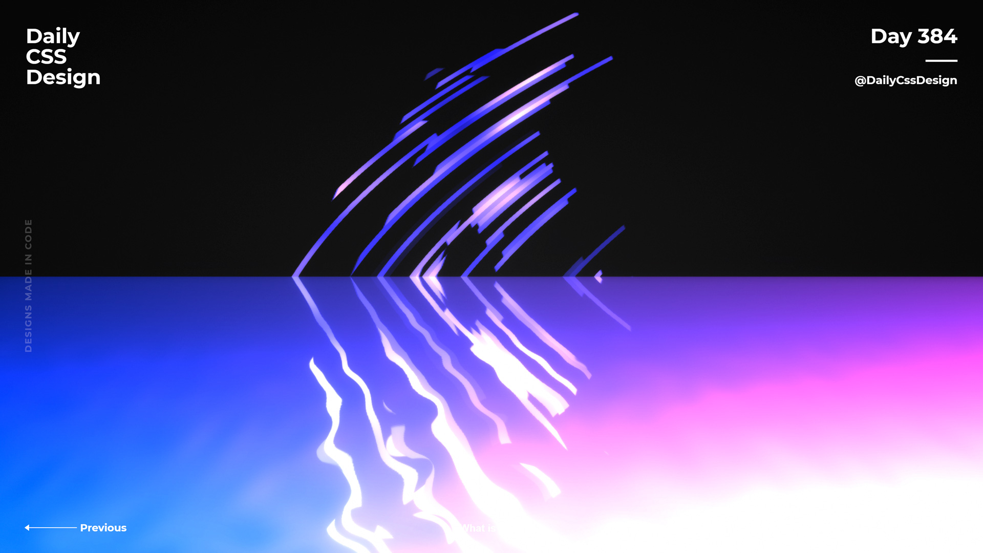 Day 384 - Daily CSS Design