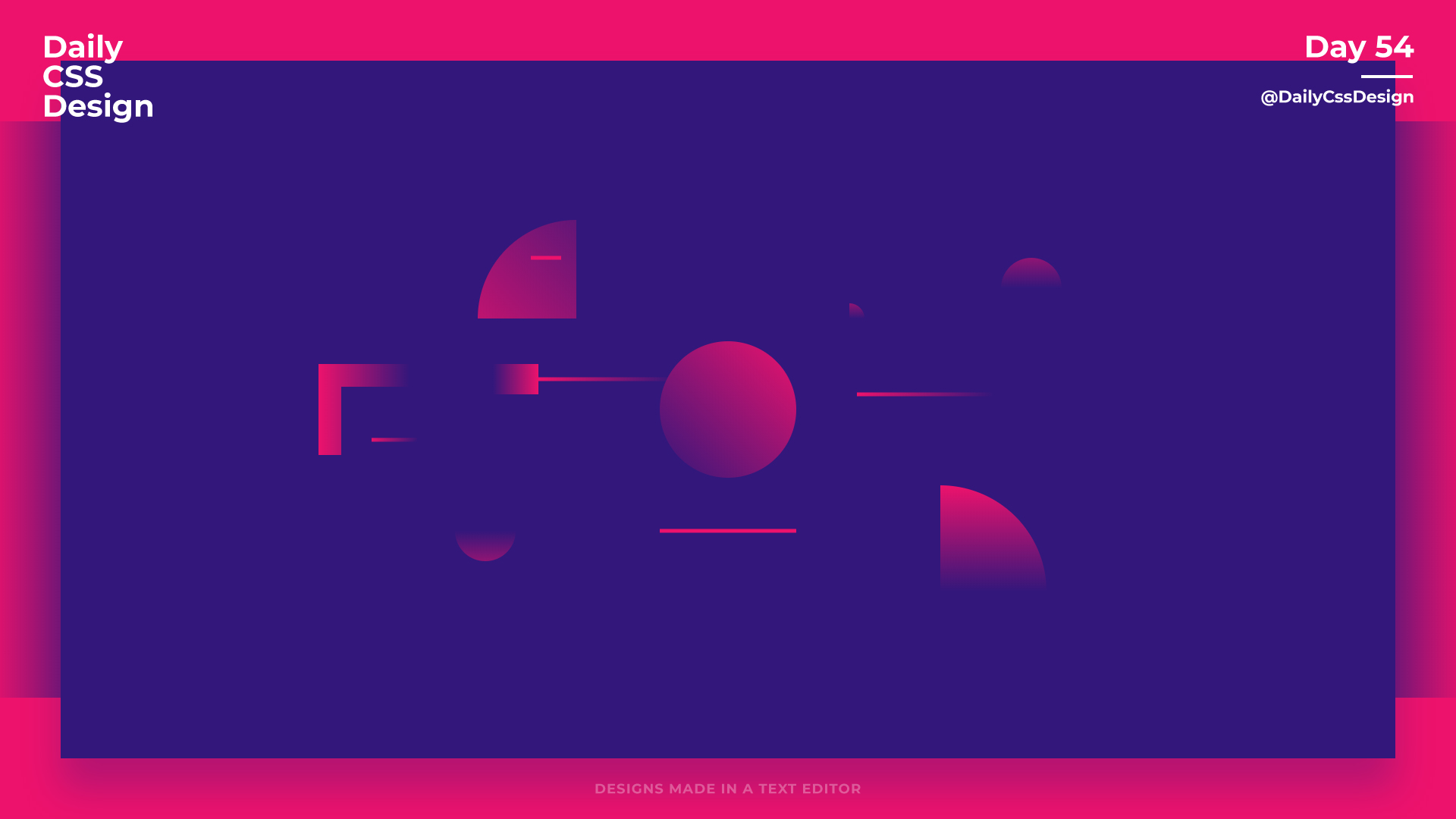 Day 54 - Daily CSS Design