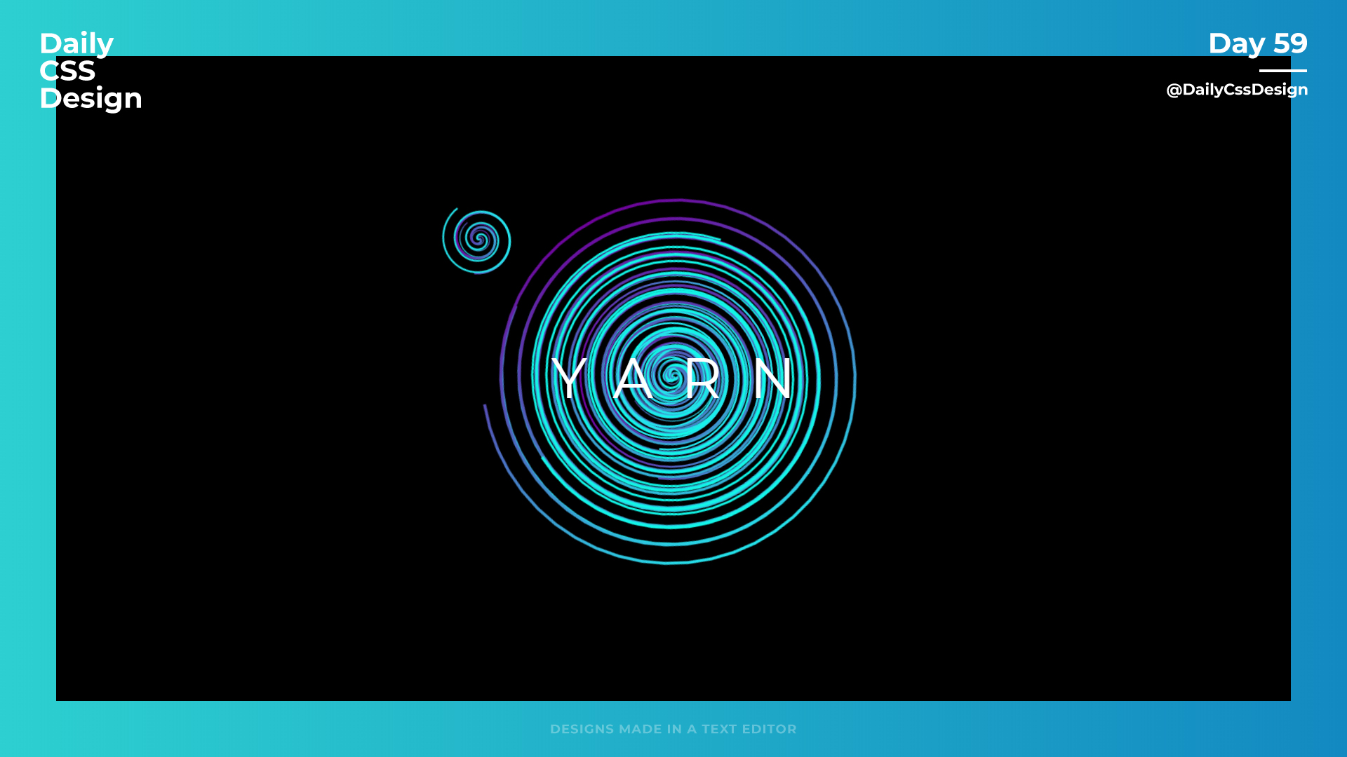 Day 59 - Daily CSS Design