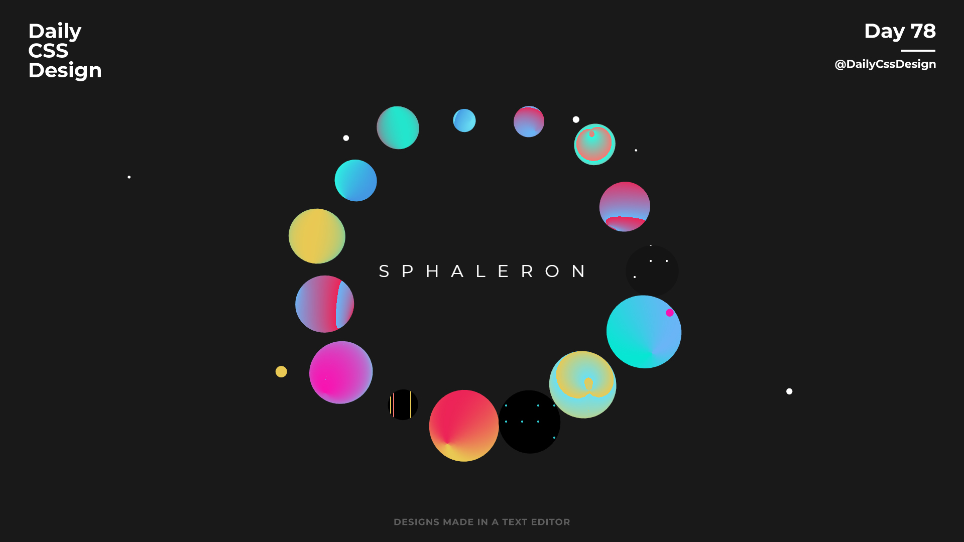 Day 78 - Daily CSS Design