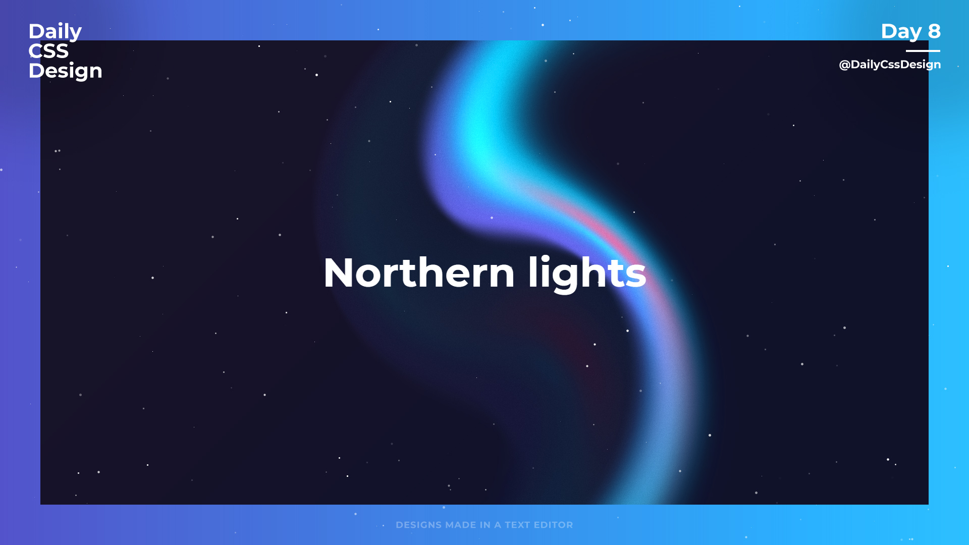 Day 8 - Daily CSS Design